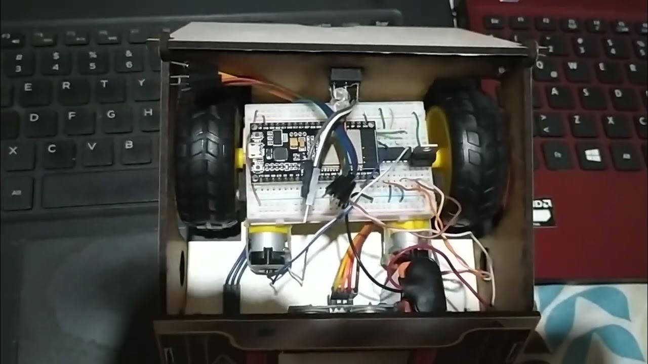 Esp32 de 38 pines - robot mini sumo -roboticawolf - YouTube