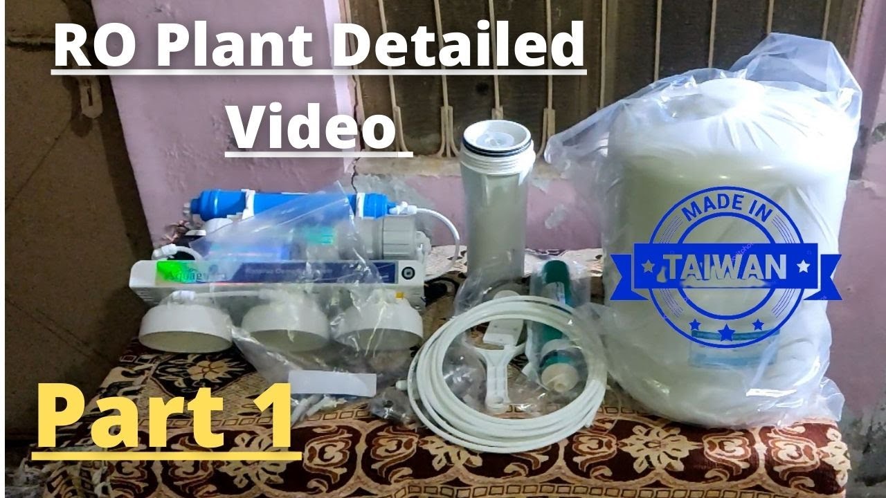 RO Plant Installation Detail and Tutorial | 6 Stage RO Filter Plant ...