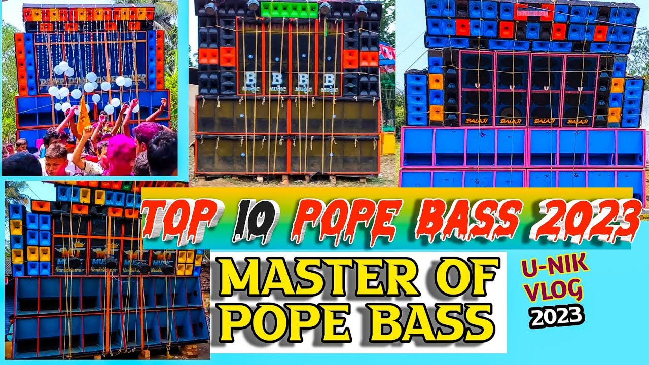 TOP 10 POPE BASS 2023|| Medinipur Top 10 Sound System #U-NIKVLOG - YouTube
