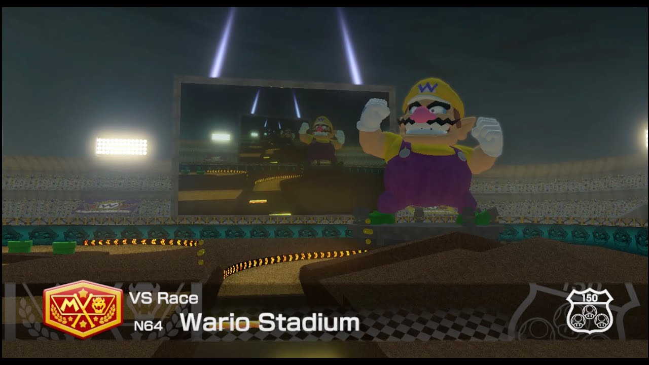 Mario Kart 8 - N64 Wario Stadium - YouTube
