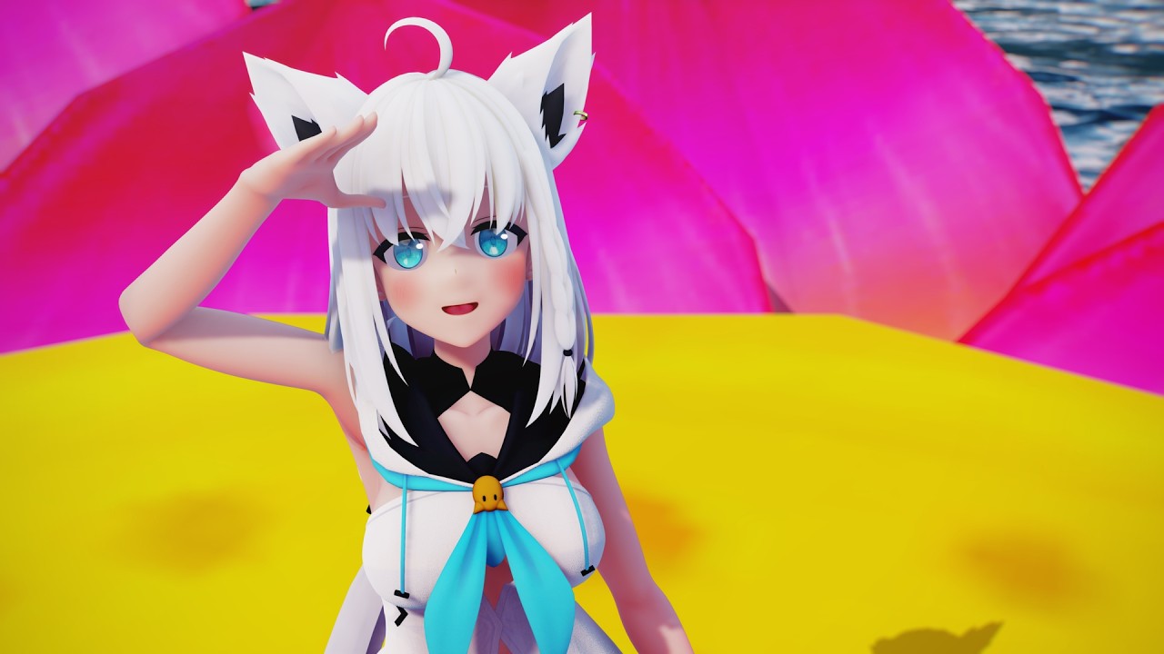 [MMD 4K] 白上フブキ Shirakami Fubuki - 恋愛デコレート - YouTube