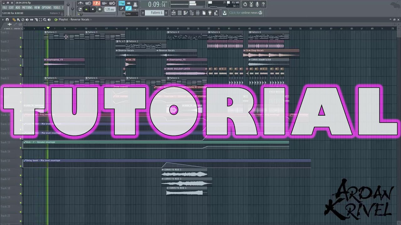[FL Studio Tutorial] How to Make Build up & Drop Melody - YouTube