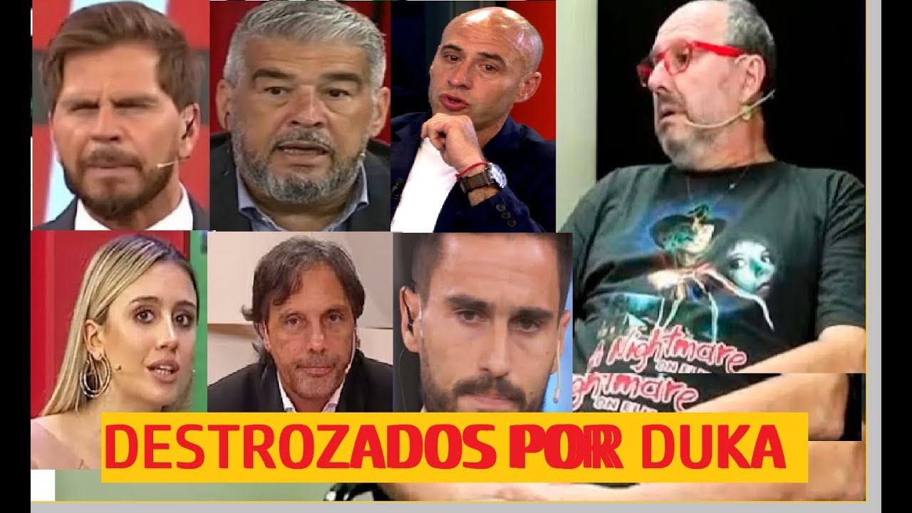 PERIODISTAS destrozados por PRESI DUKA(Andres Ducatenzeiler) en EL LOCO ...