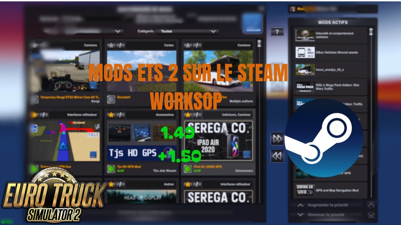 TUTO : Comment installer des MODS sur ETS 2 ? - YouTube