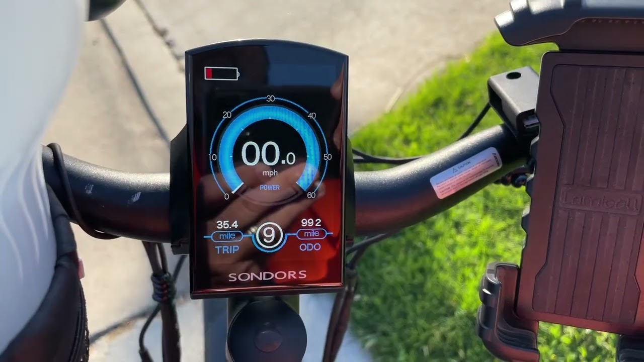 Sondors Cruiser Ebike Pas9 Range Test 20mph and 28mph Comparison - YouTube