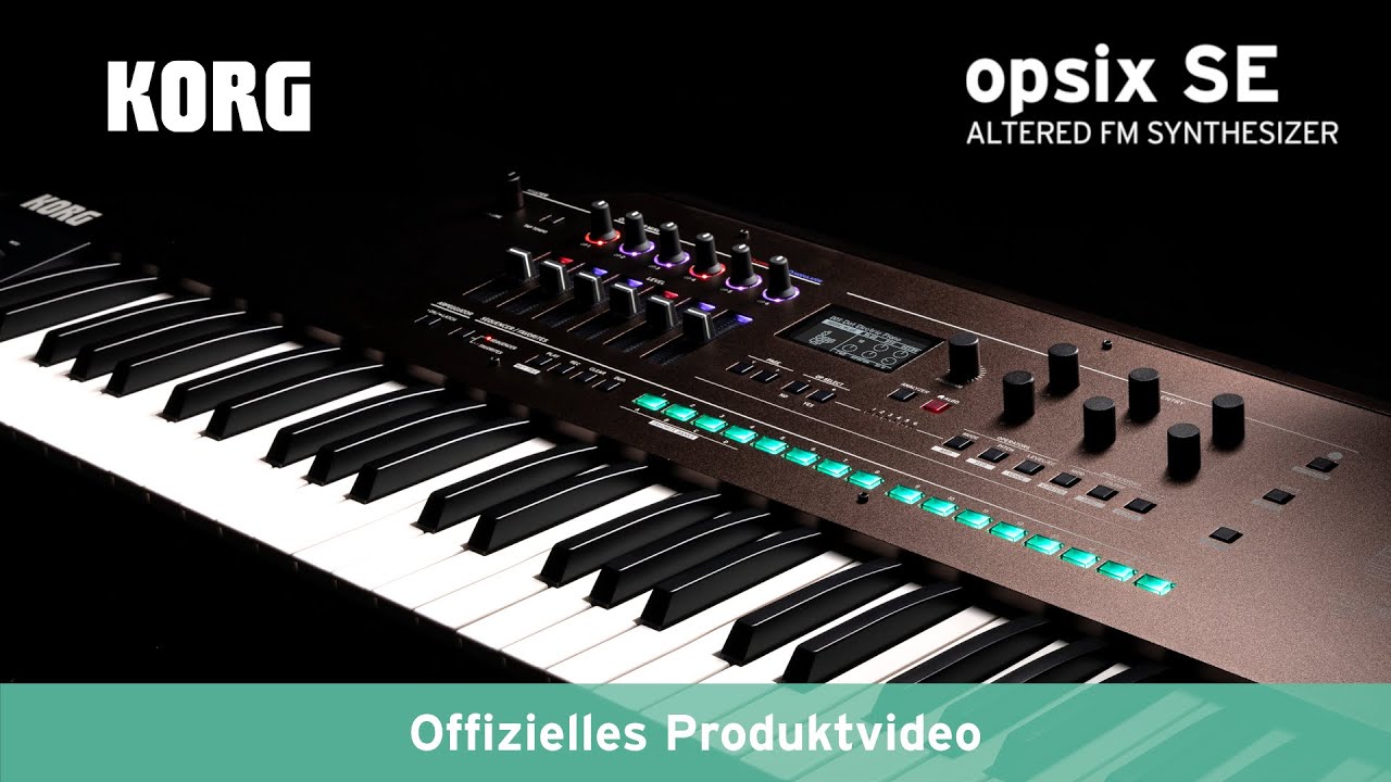 KORG opsix SE / opsix SE Platinum - Offizielles Produktvideo - YouTube