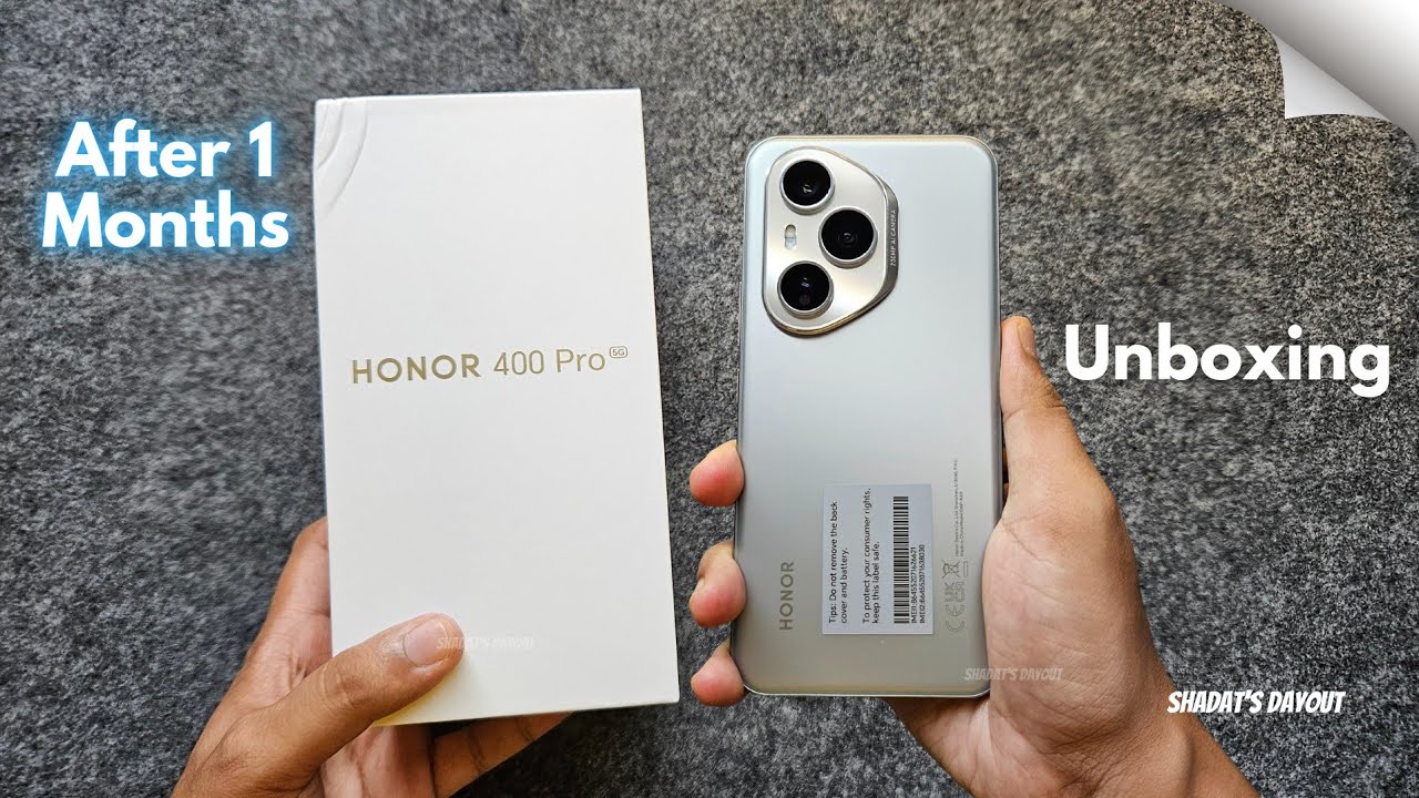 Honor 400 Pro Unboxing, Hands-On After 1 Months ( Lunar Grey) Short ...