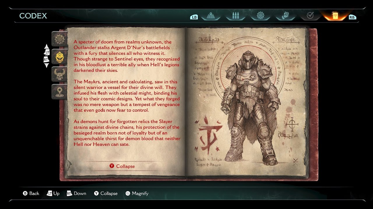 Codex #1 - Doom Slayer - Lore Nerd - DOOM: The Dark Ages - Village of ...