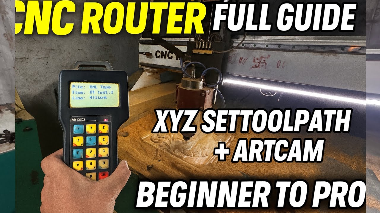 #1 CNC Router Setup Step-by-Step | How to Set XYZ, Fit Material ...