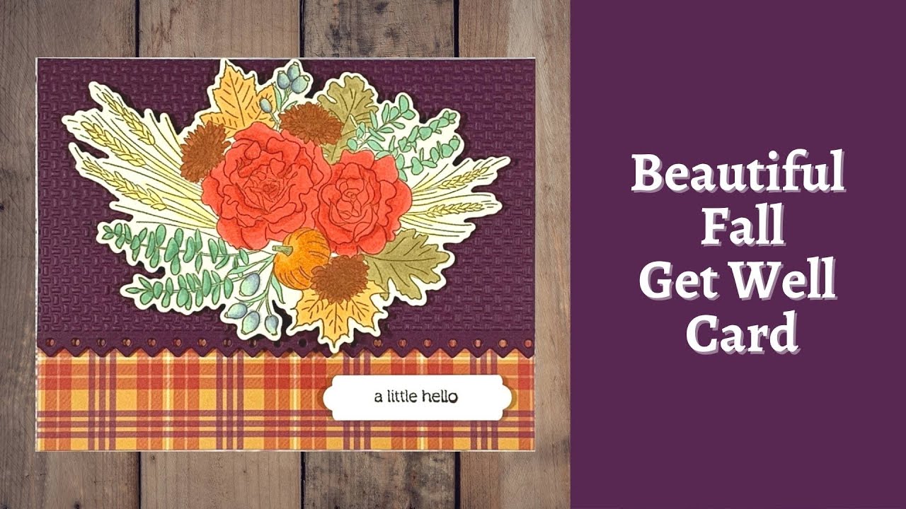 Autumn Greetings Get Well Card - YouTube