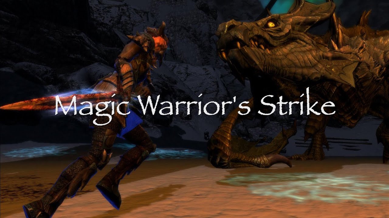 [SKYRIM] MOD: Magic Warrior's Strike - Spell Sword Powers - YouTube