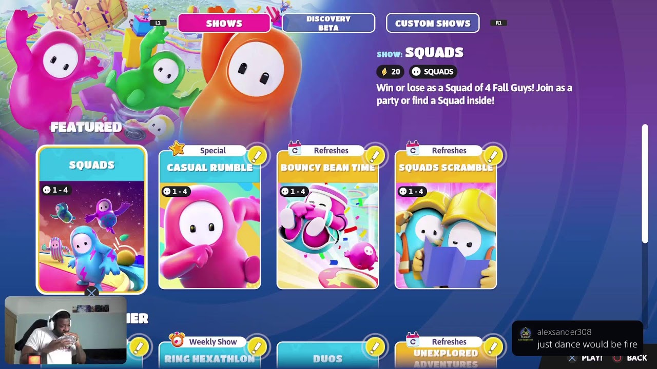 Fall guys open lobby #fallguys - YouTube