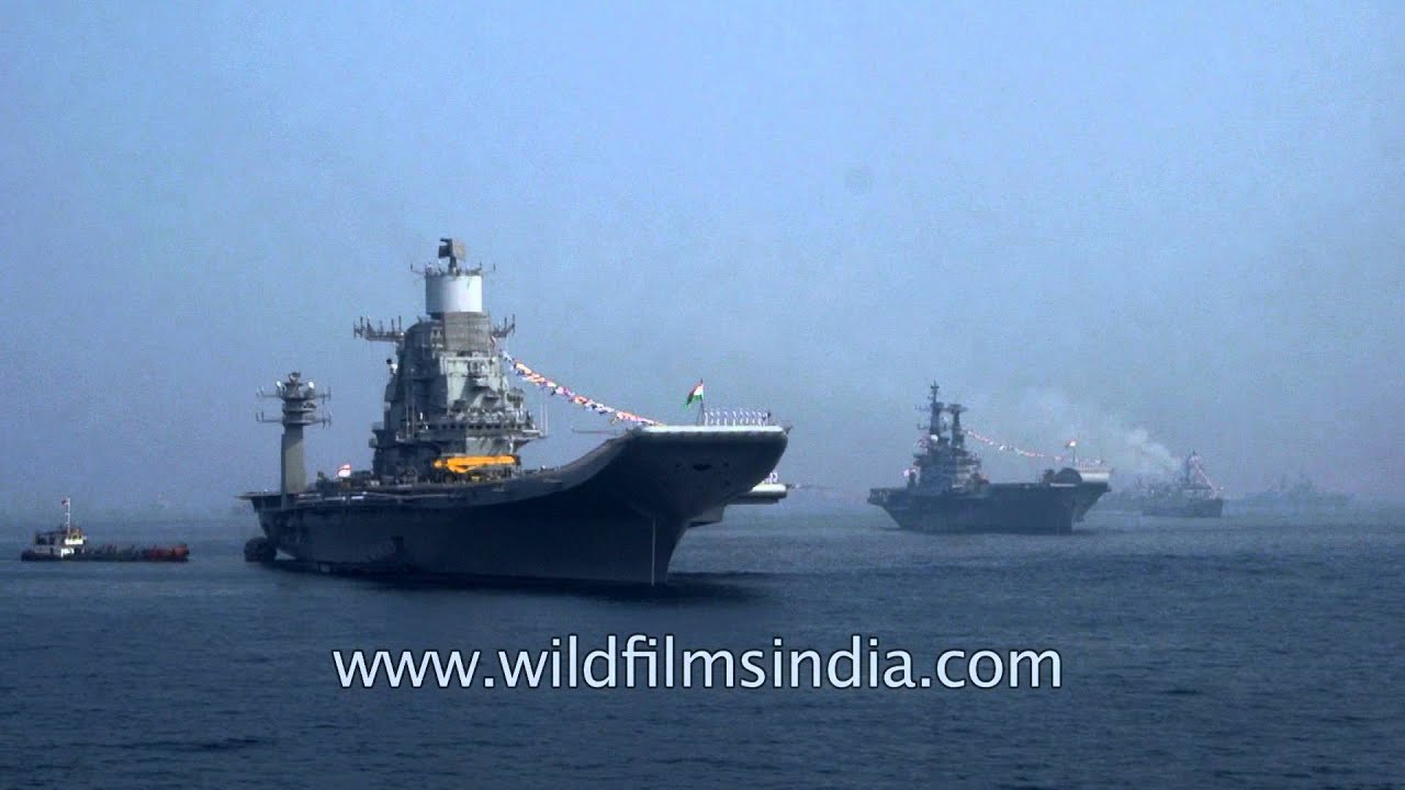 INS Vikramaditya - Biggest aircraft carrier in India - YouTube