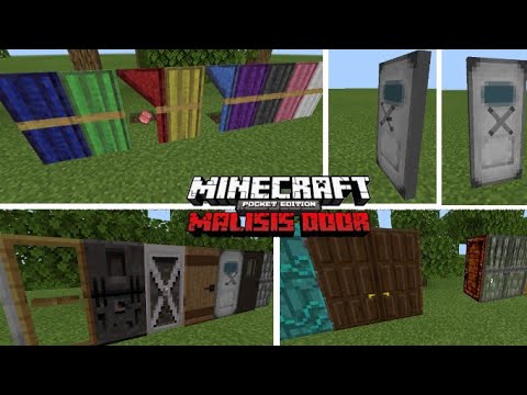 Malisis Door // Minecraft pe 1.16 - YouTube