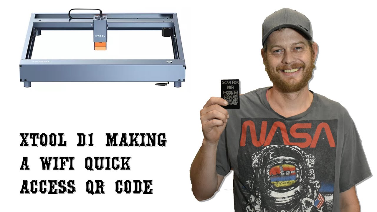 Making a Laser Engraved Wi-Fi Quick Access Card - YouTube