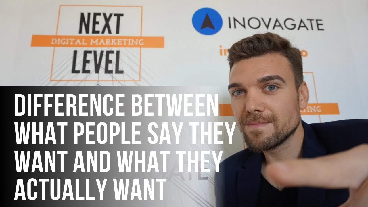 The Difference Between What People Say They Want and What They Actually ...