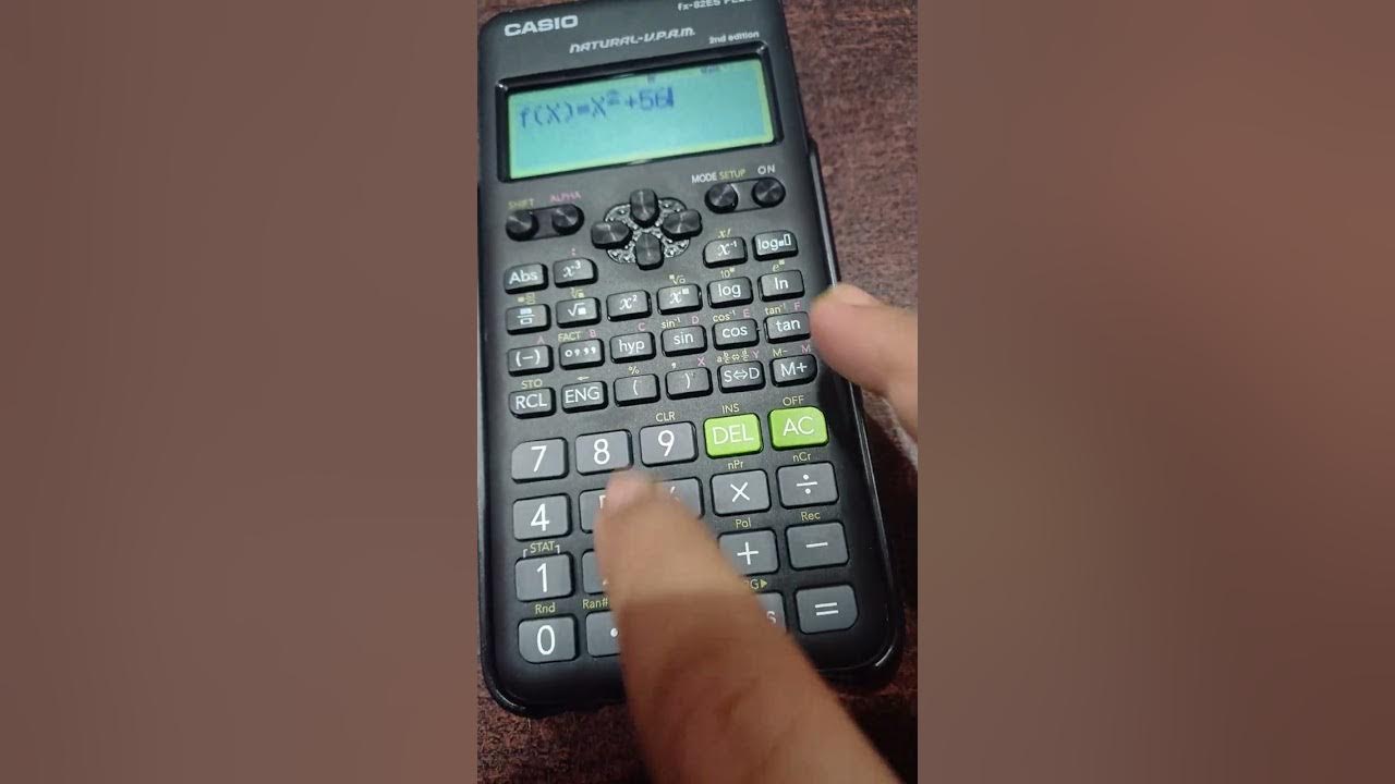 casio non programmable scientific calculator - YouTube