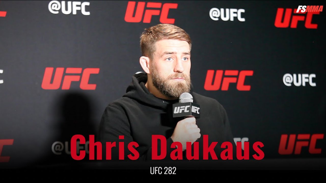 Chris Daukaus UFC 282 pre-fight media day interview - YouTube