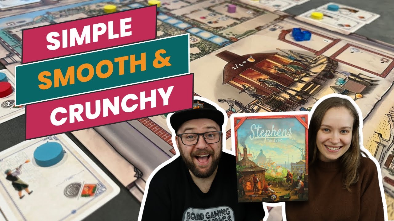 A smooth playing, classic euro! - Stephens Board Game Review - YouTube