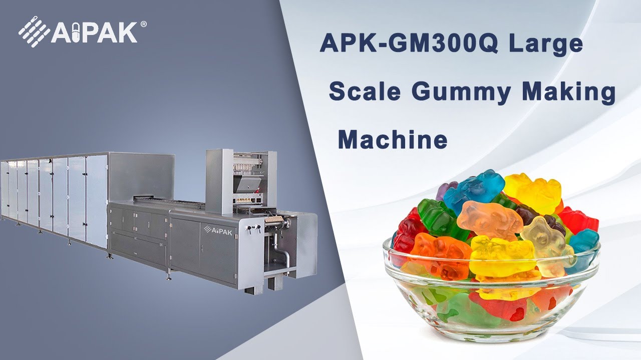 The best ever video for you to watch how gummy making machine ...