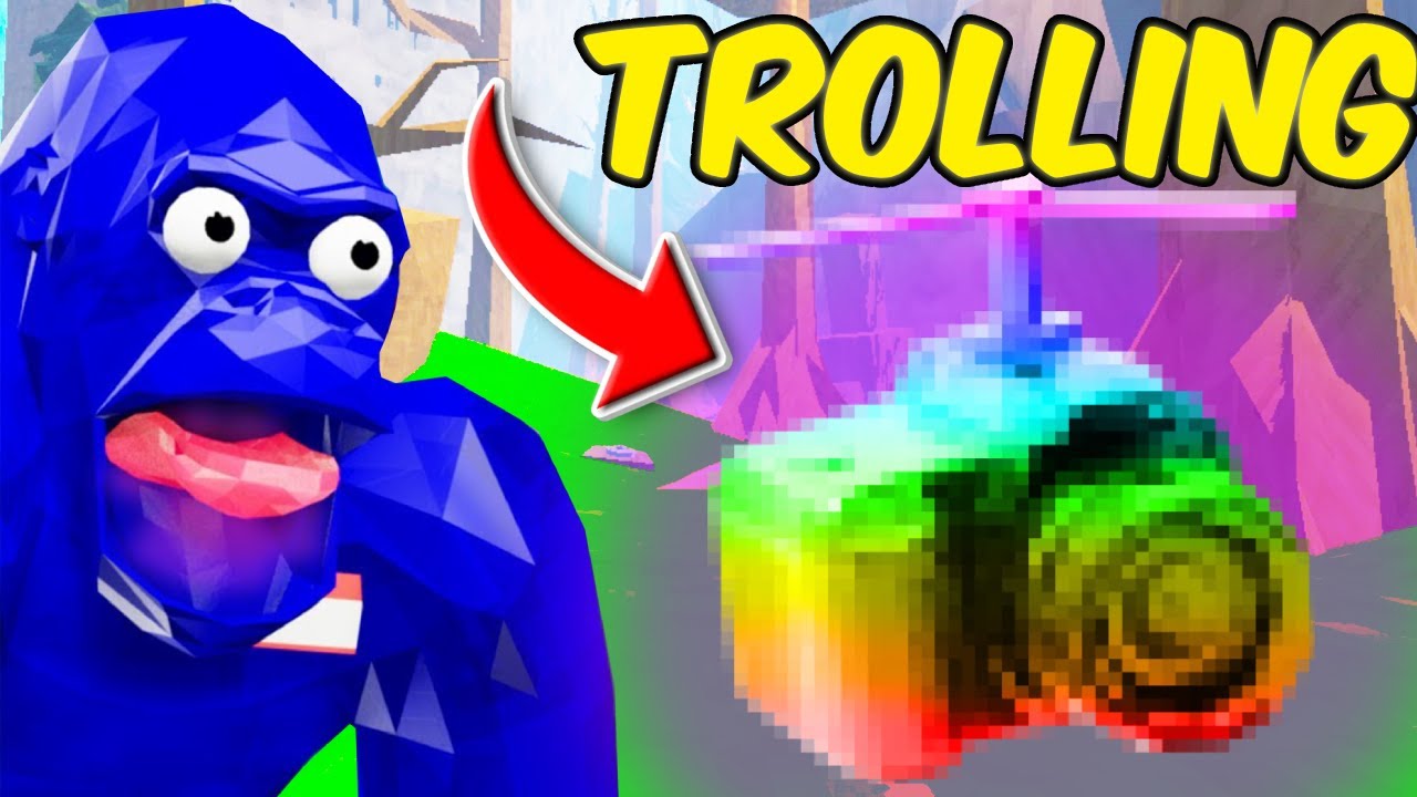Trolling With a SECRET Unreleased Item in Animal Company! - YouTube