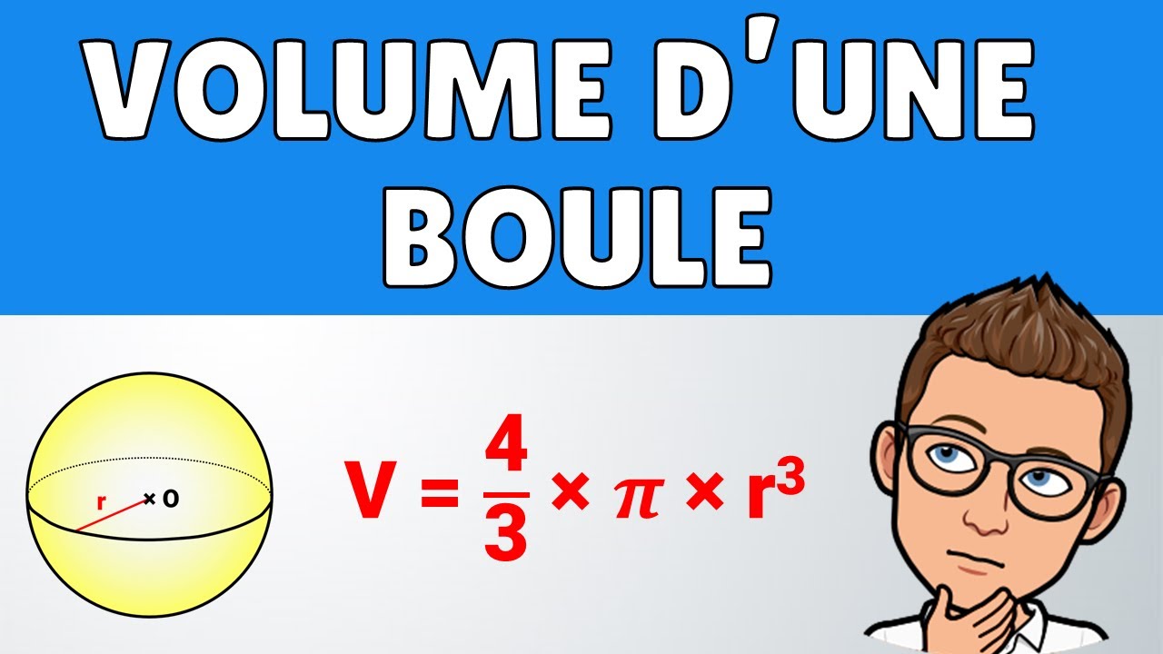 Comment calculer le volume d'une SPHÈRE ? (boule) | Mathématiques - YouTube