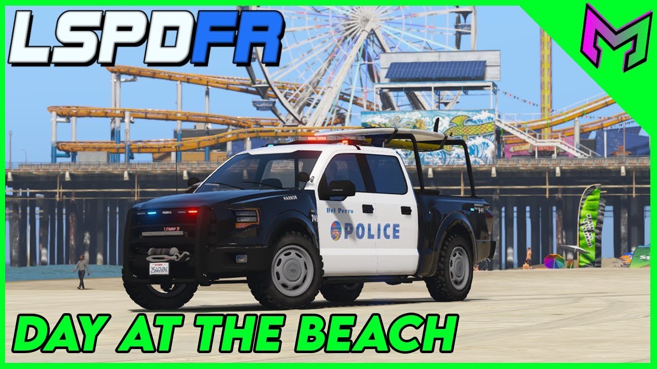 We had a CRAZY Day at the Beach! (Lore Friendly LSPDFR Police Patrol ...