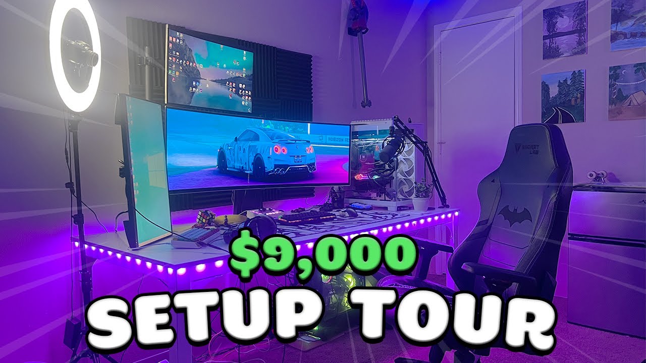 My ALMOST $9,000 Gaming Setup Tour! (June 2024) - YouTube