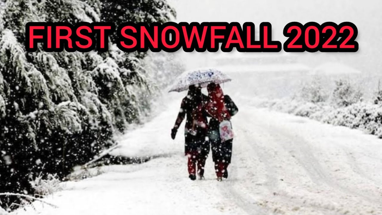 FIRST SNOWFALL 2022 - YouTube