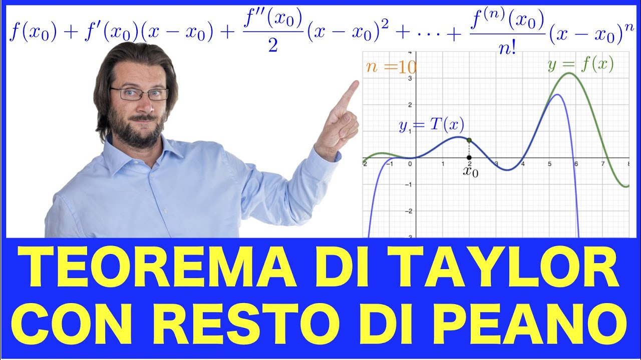 Teorema di Taylor con resto di Peano, spiegazione e dimostrazione - YouTube