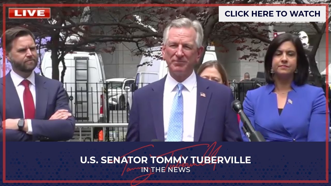 Senator Tuberville Gives Remarks Outside President Trump Trial in New ...