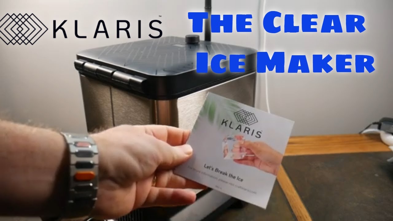 See-through Ice At Your Fingertips With Craft Klaris Clear Cocktail Ice Maker! - YouTube