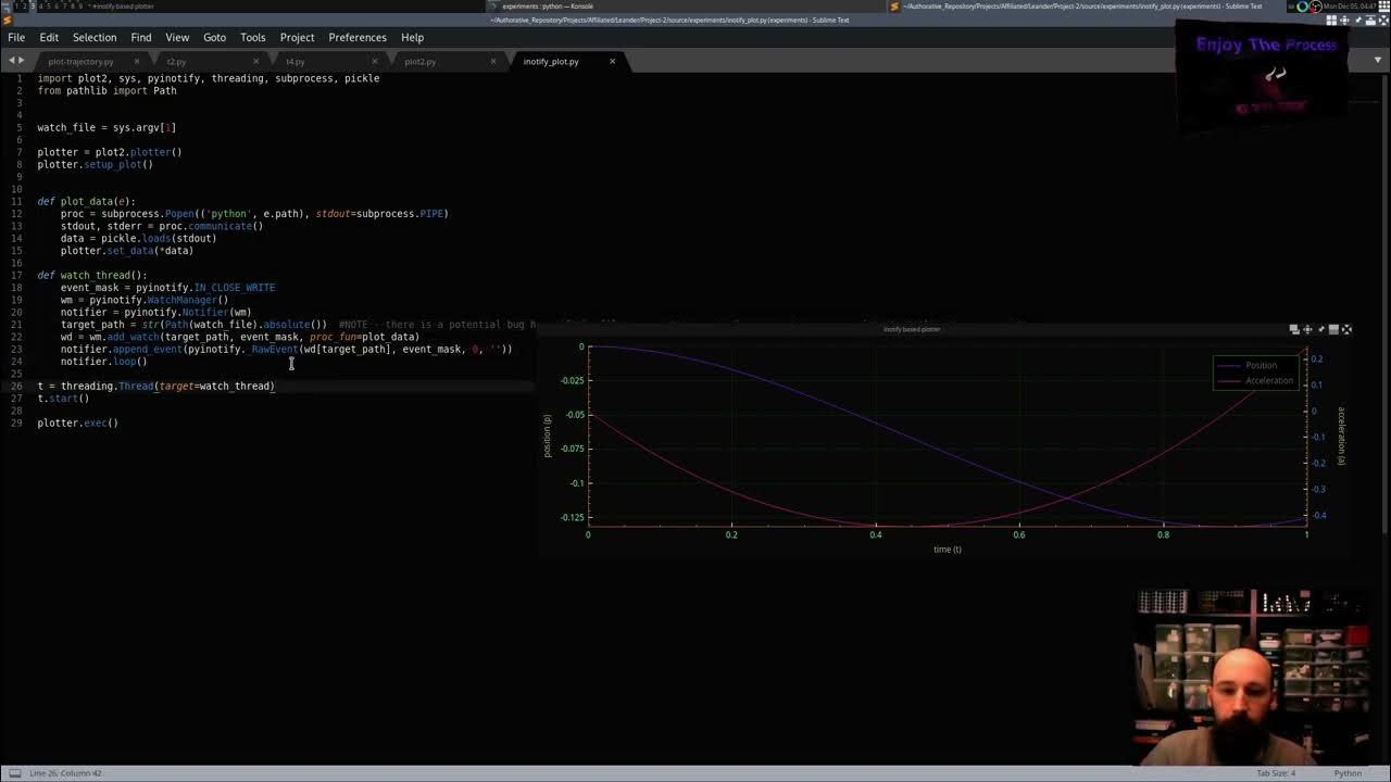 QCustomPlot2 in Python with pyinotify - YouTube