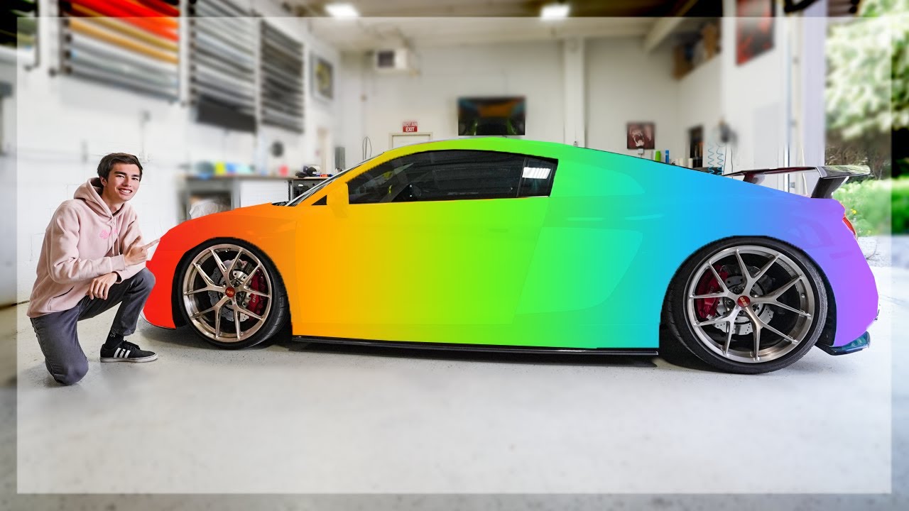 Revealing my CRAZIEST R8 Wrap Yet! - YouTube