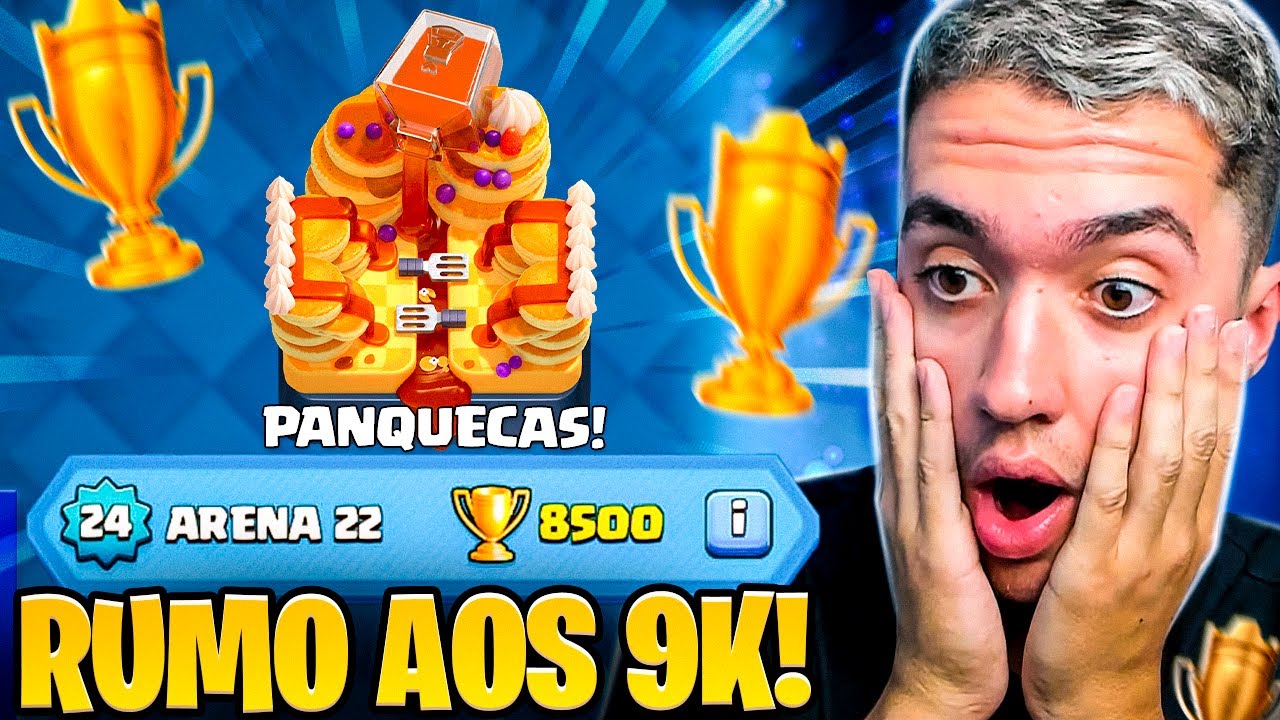 FUI UM DOS PRIMEIROS A CHEGAR NA ARENA 22 (8500 TROFÉUS) NO CLASH ...