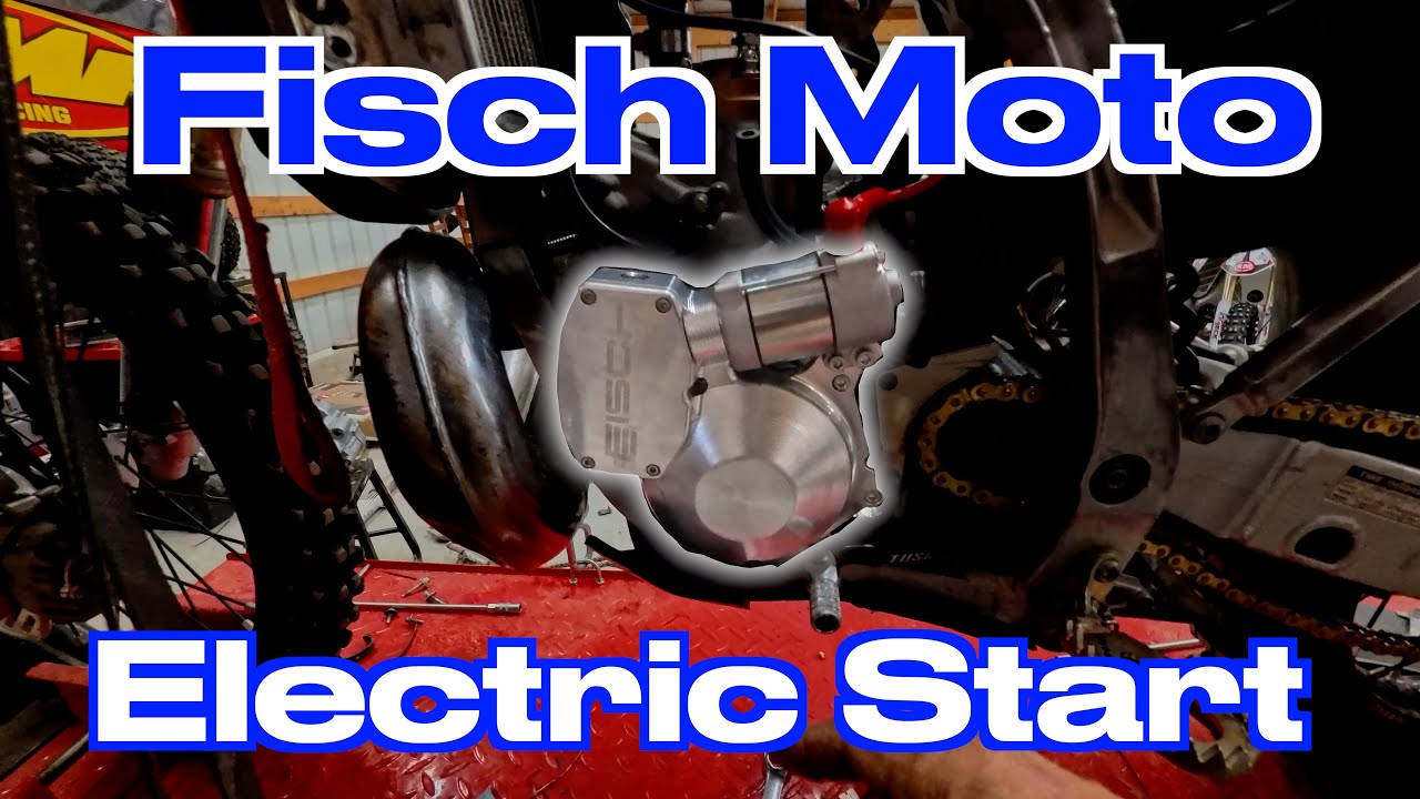 Fisch Moto Electric Start Install | YZ250 | Electric Start YZ250 ...
