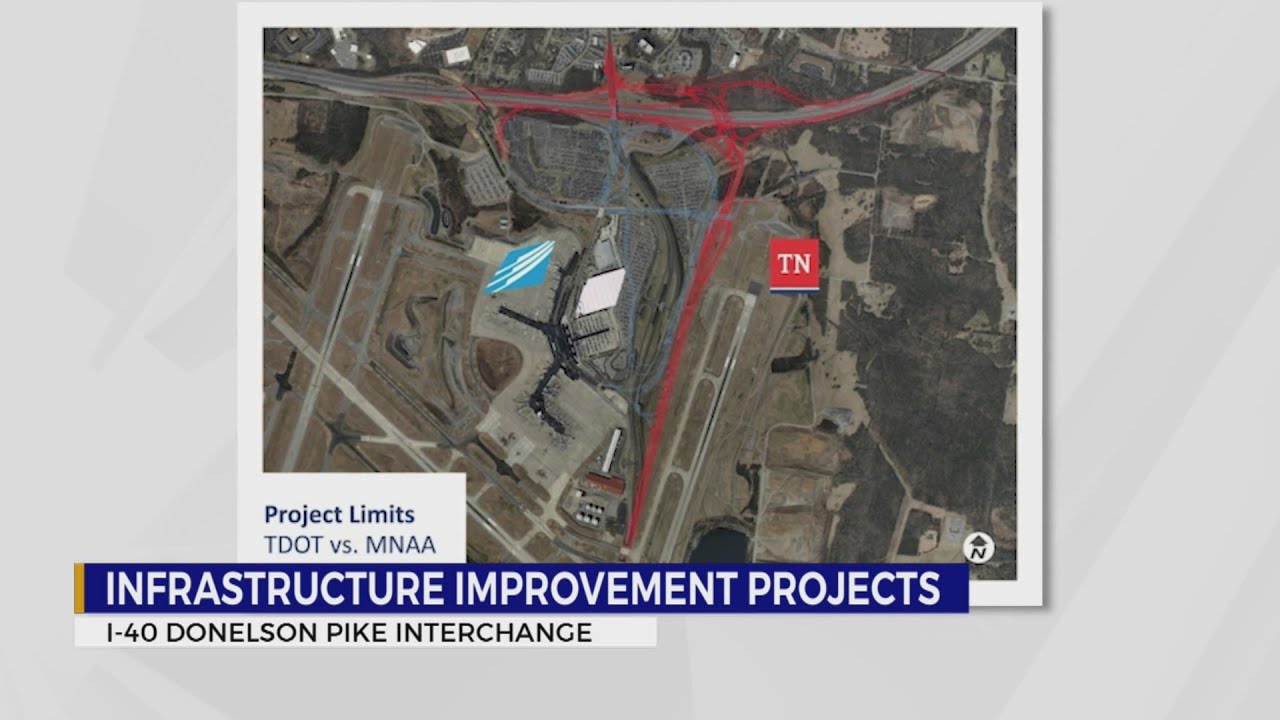 TDOT gives update on early stages of I-40 Donelson Interchange project ...