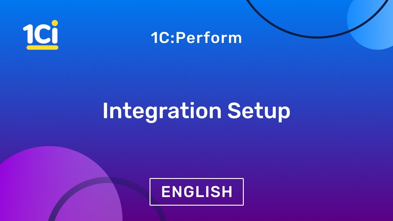 1C:Perform CPM system Demo - Integrations Setup - YouTube