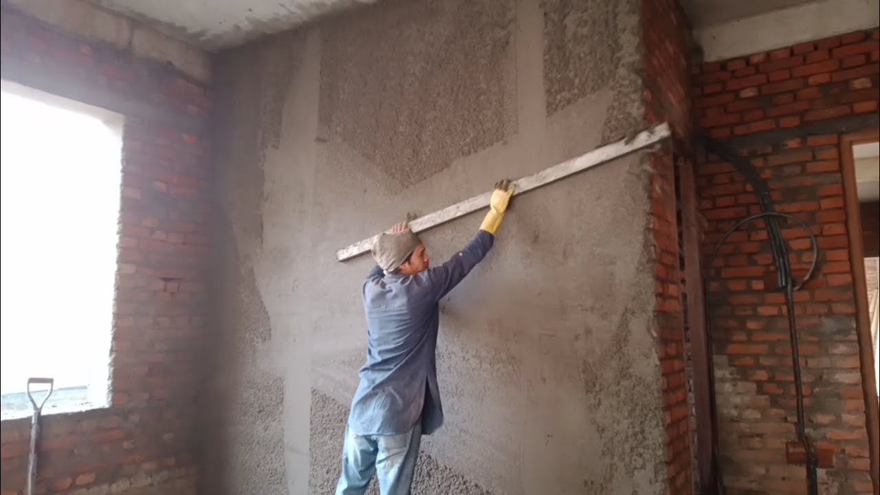 how to plastering work wall plaster work plastering_techniques ...
