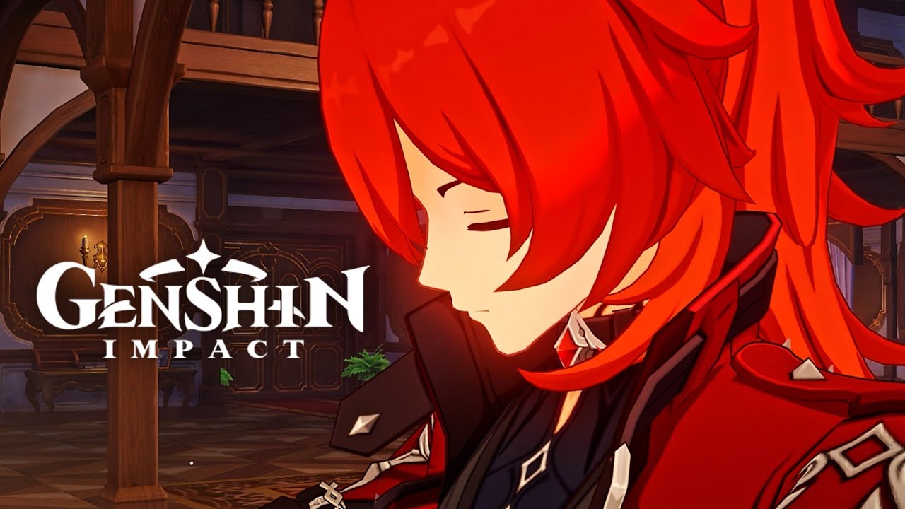 Diluc Wears the Red Dead of Night | Genshin Impact - YouTube
