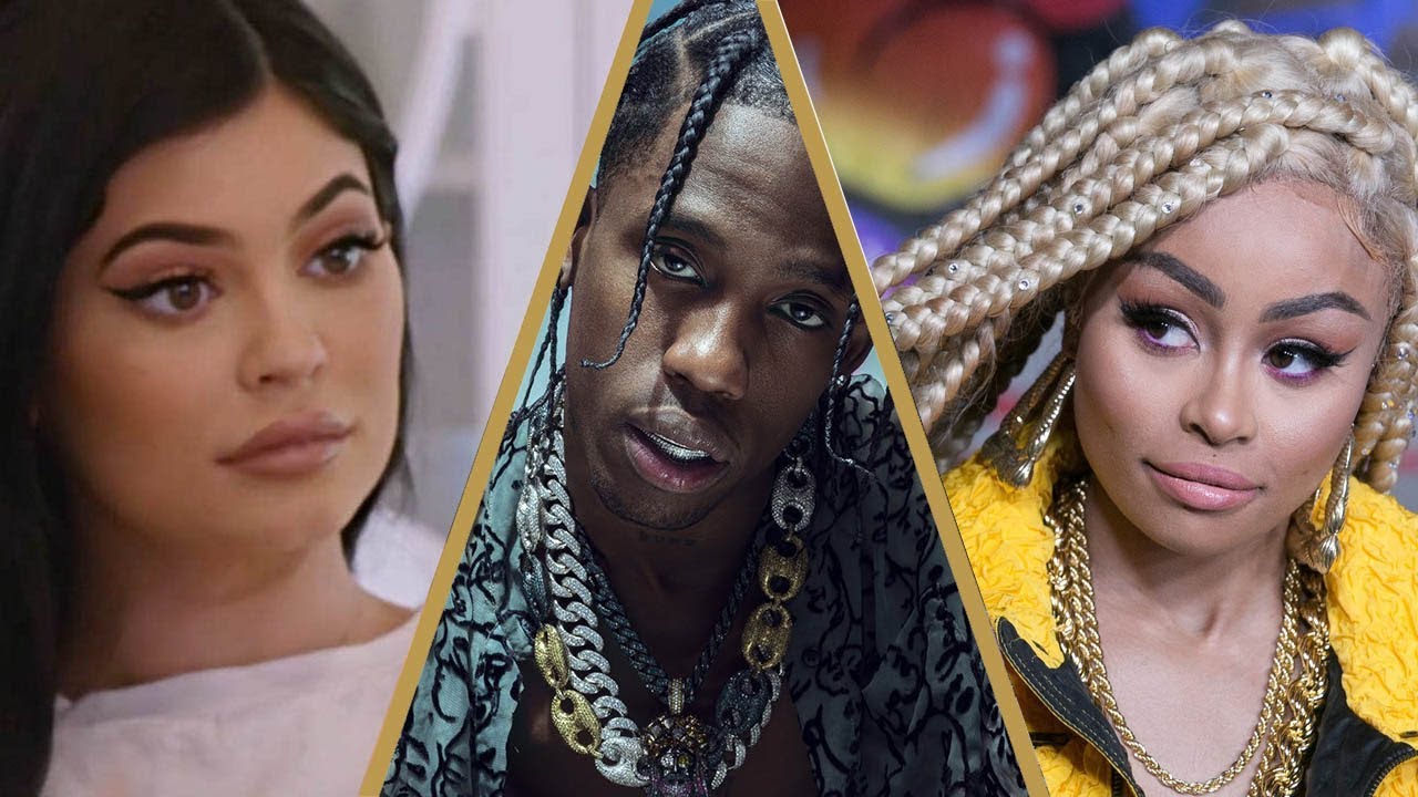 Travis Scott Meeting Blac Chyna BEHIND Kylie Jenner's Back!!? - YouTube