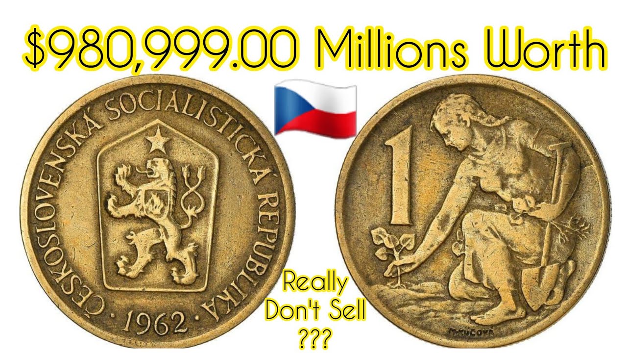 Czechoslovakia One Koruna 1962 - Ultra Unique Coin Of Czechoslovakia ...