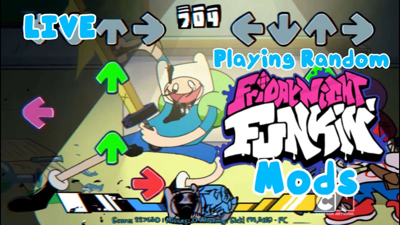 (FNF) Playing Random Friday Night Funkin' Mods - Live - YouTube