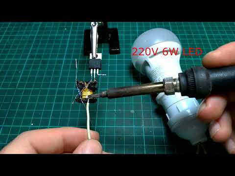 Pil ile 220 Volt lamba çalıştırmak - Burning 220 Volts bulbs with 1.5 volts battery inverter