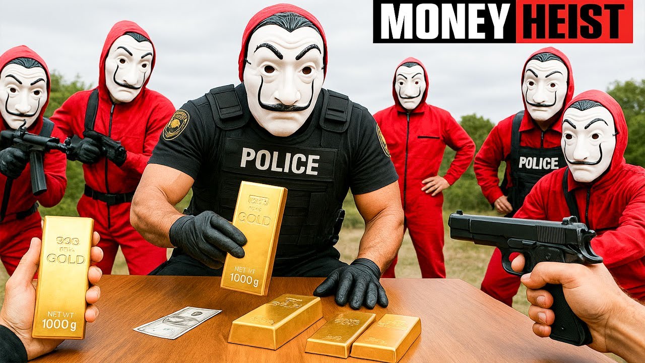 PARKOUR VS MONEY HEIST! 6 | BAD GUYS: No ESCAPE, POLICE Crash The ...