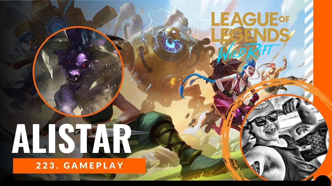 League of Legends: WildRift - Alistar (223. Gameplay) - YouTube