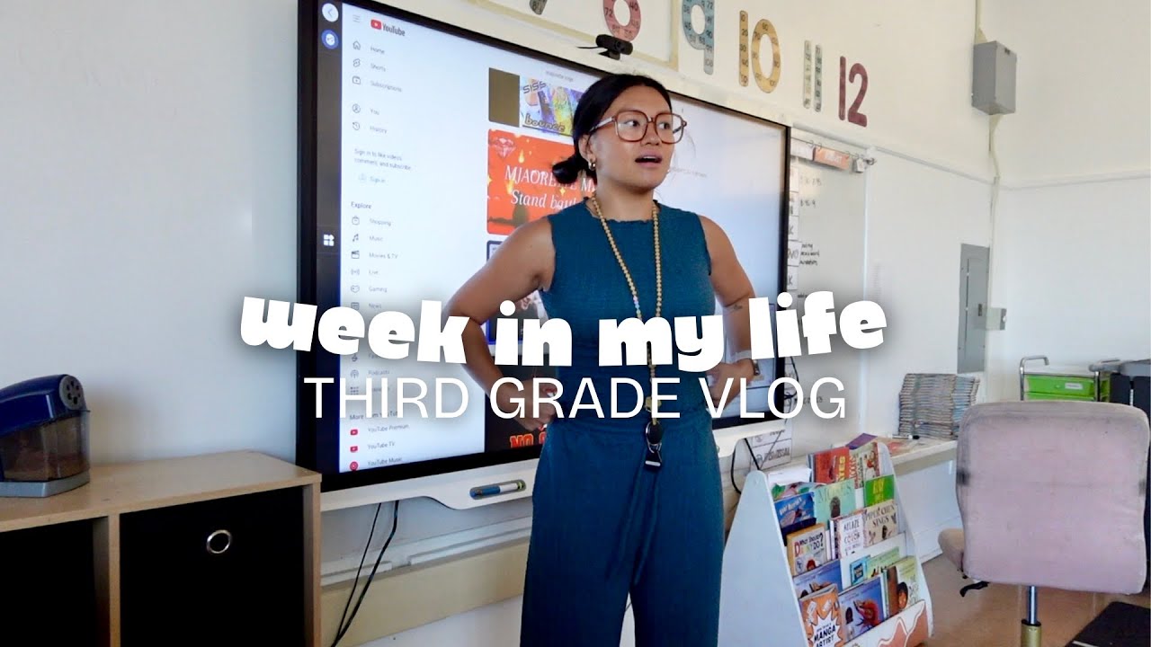 WEEK IN MY LIFE | how I feel about 3rd grade, day to day plans, getting ...