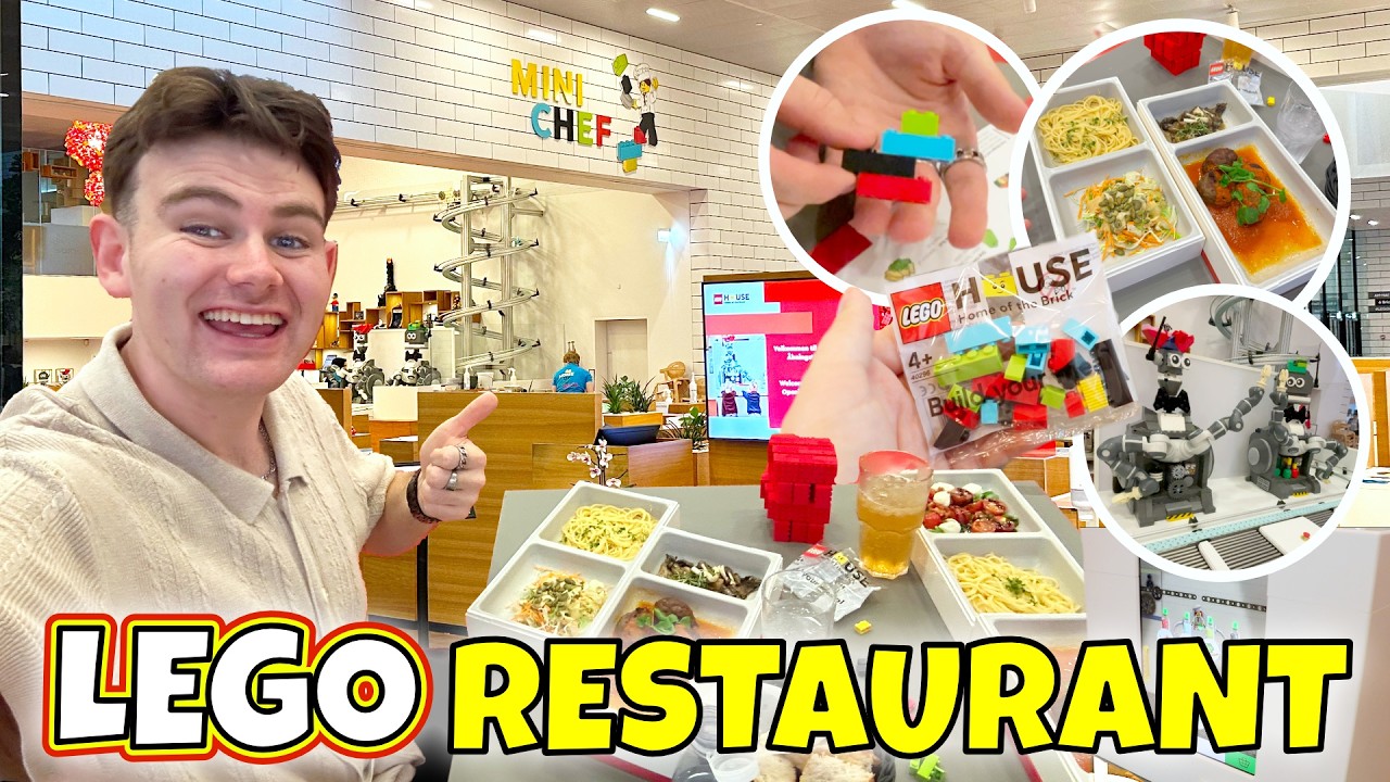 LEGO HOUSE Mini Chef Restaurant Experience with ROBOTS! - YouTube