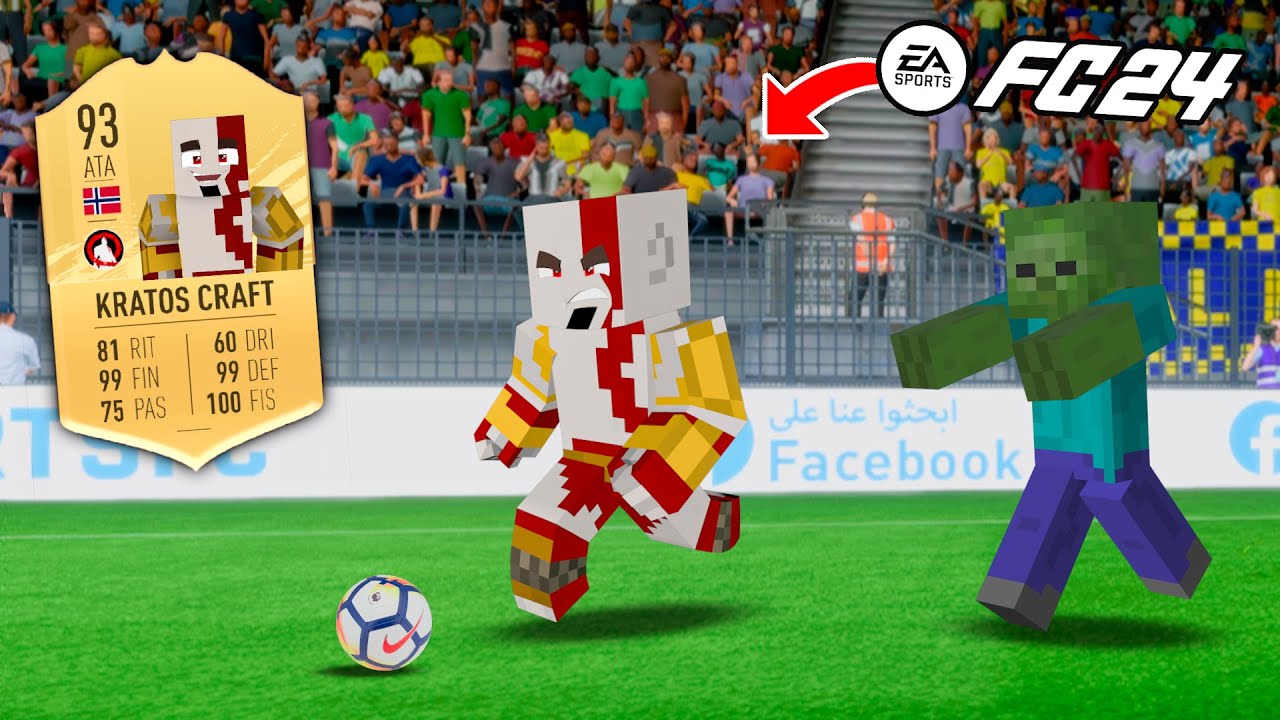 Minecraft no FC 24 ⚽ - YouTube