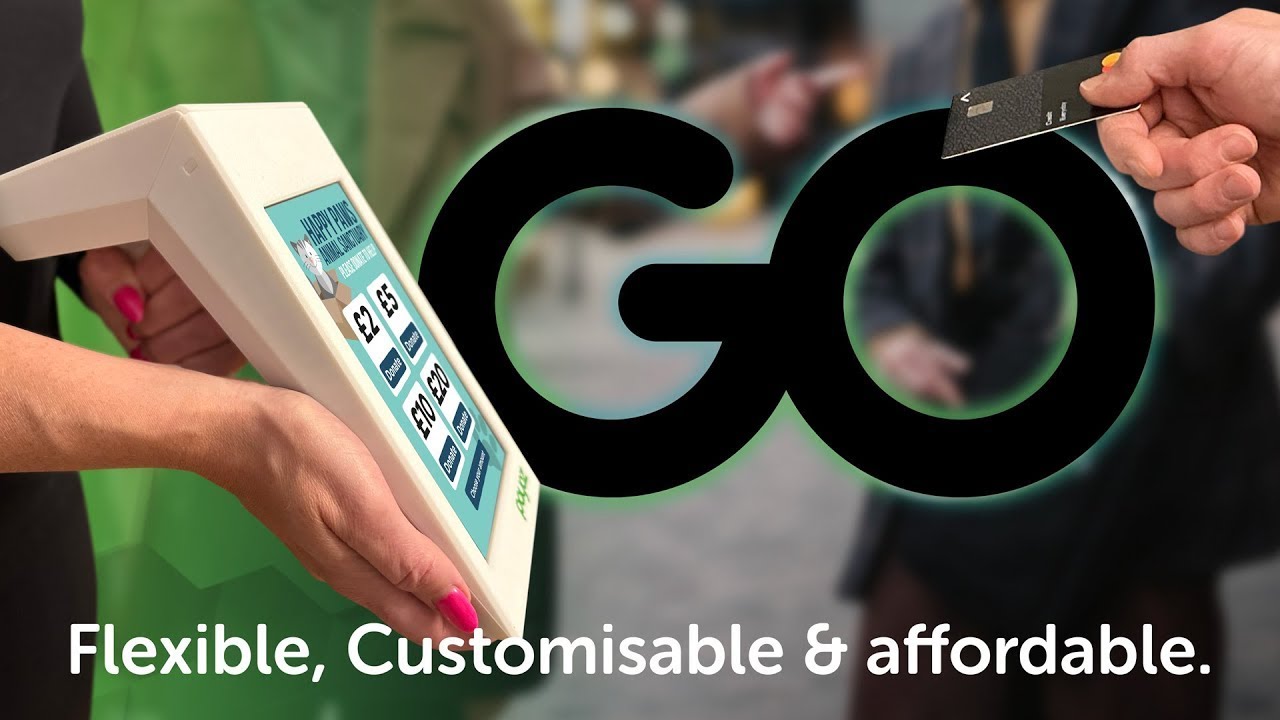 Payaz GO Contactless Fundraising Device - YouTube